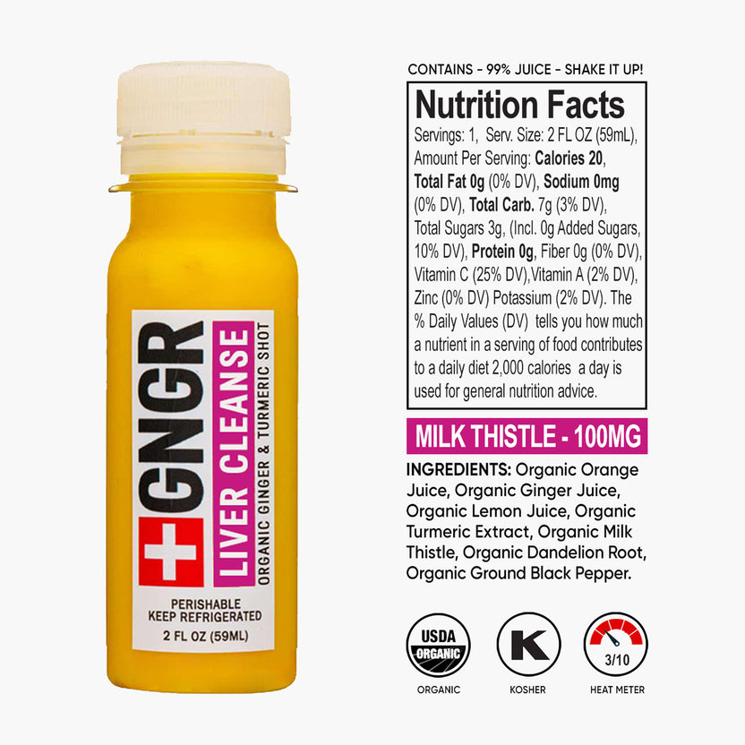 Liver Cleanse | Wellness Shots - GNGR Labs
